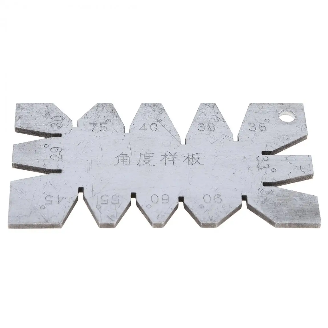 1pc Screw Thread Sliver Stainless Steel Cutting Angle Gage Gauge ...