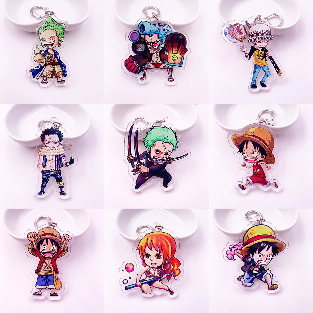 Toys & Games Stuffed Animals & Plushies One Piece chibi keychain ...