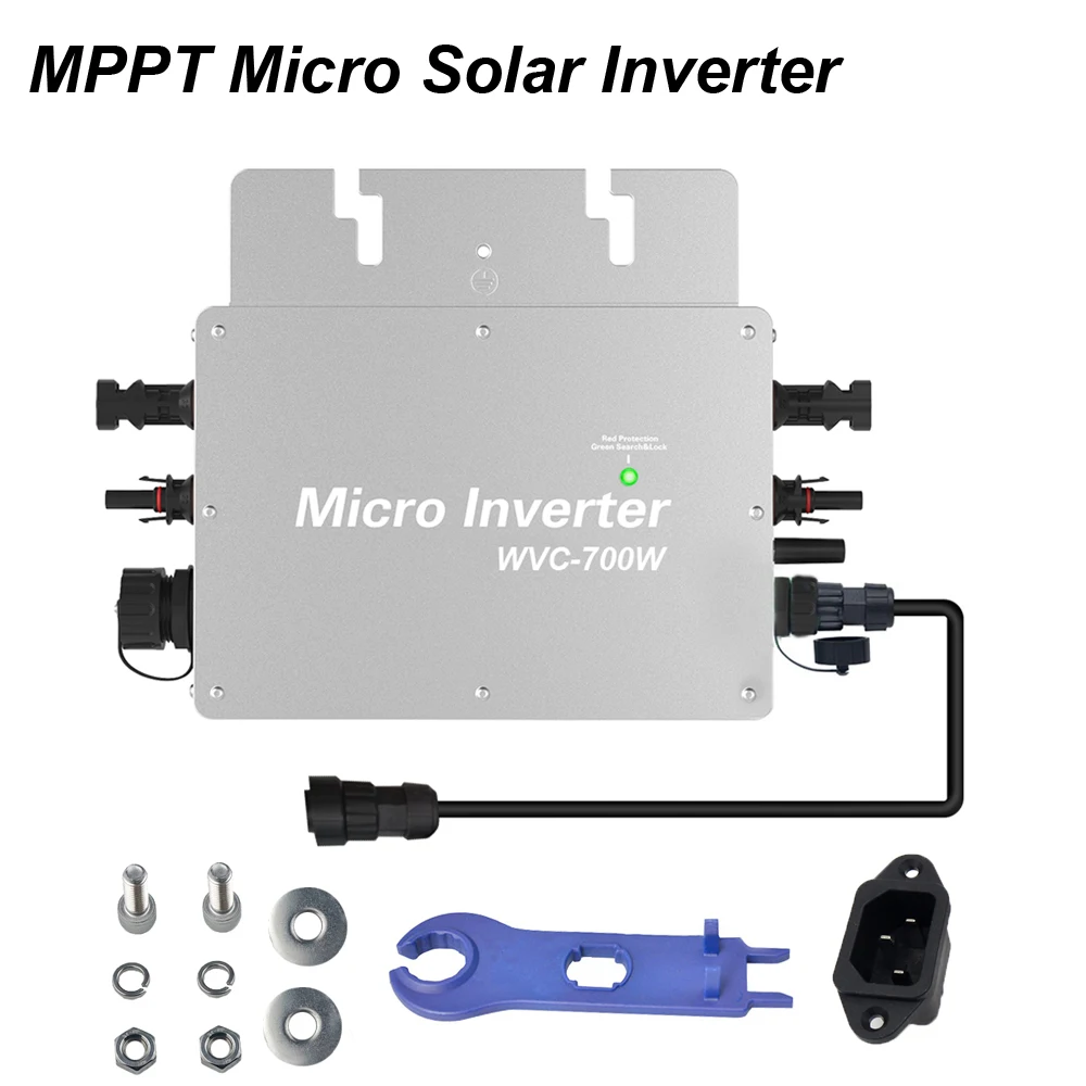 Dual MPPT IP65 600W Microinverter Inversor de conexión a red Solar ...