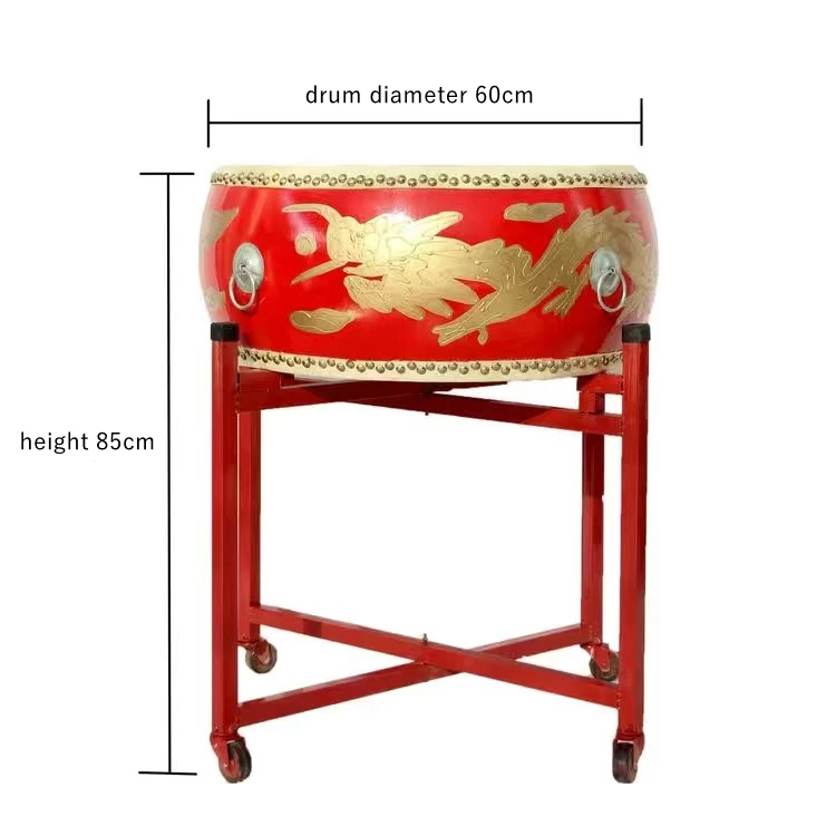 Tanggu Dragon Drum Lion Dance Wusuh Kungfu Big Drum Traditional Chinese ...