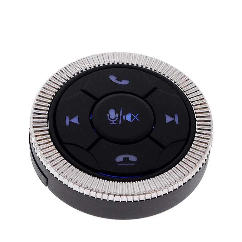 7-Key-Car-Wireless-Steering-Wheel-Remote-Control-Button-for-Universal ...