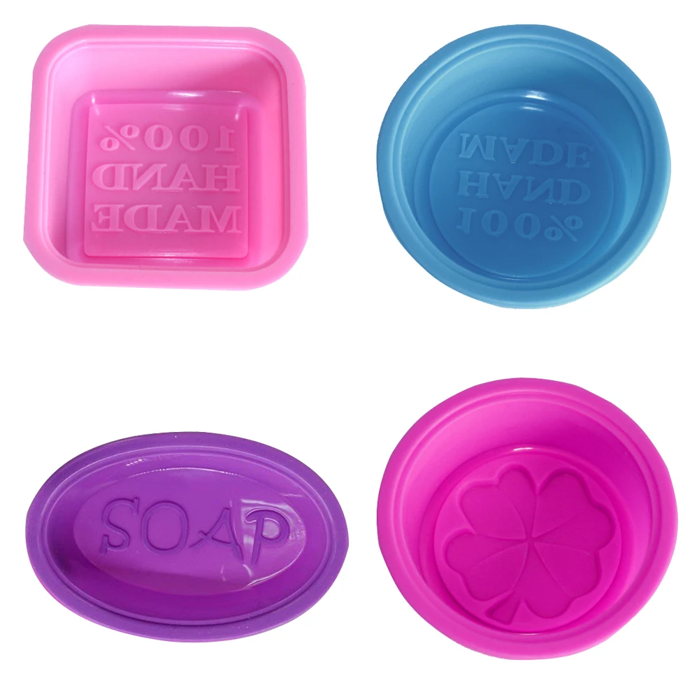 1/2/5pcs Making Silicone Soap Mold Circle Cupcake Baking Pan Molds ...