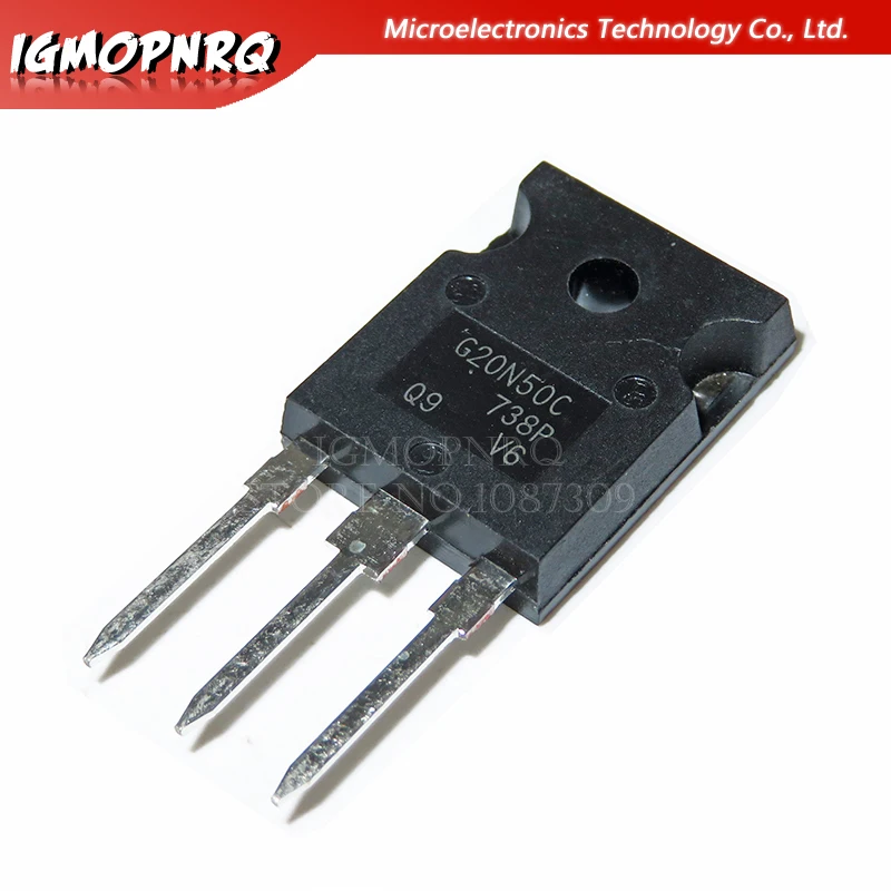 5pcs Sihg20n50c G20n50c 20a 500v To247 Mos Fet Original Authentic ...