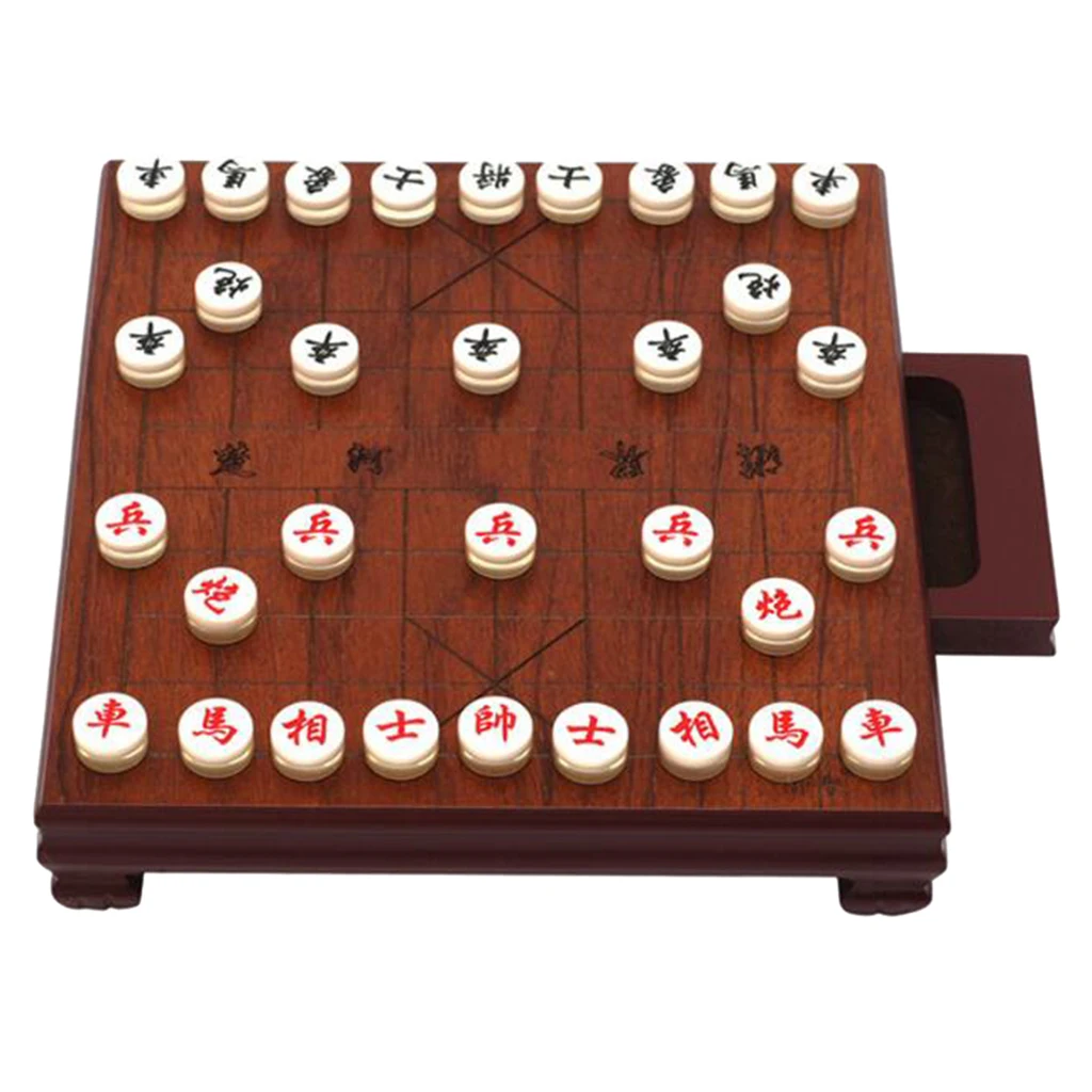 Vintage Chinese Chess Set with Chess Board and Classic Handmade ...