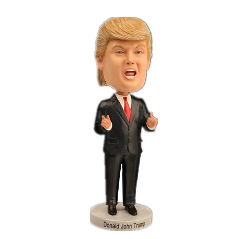 Bobble Head figura de acción de Donald Trump, figura clásica de postura ...