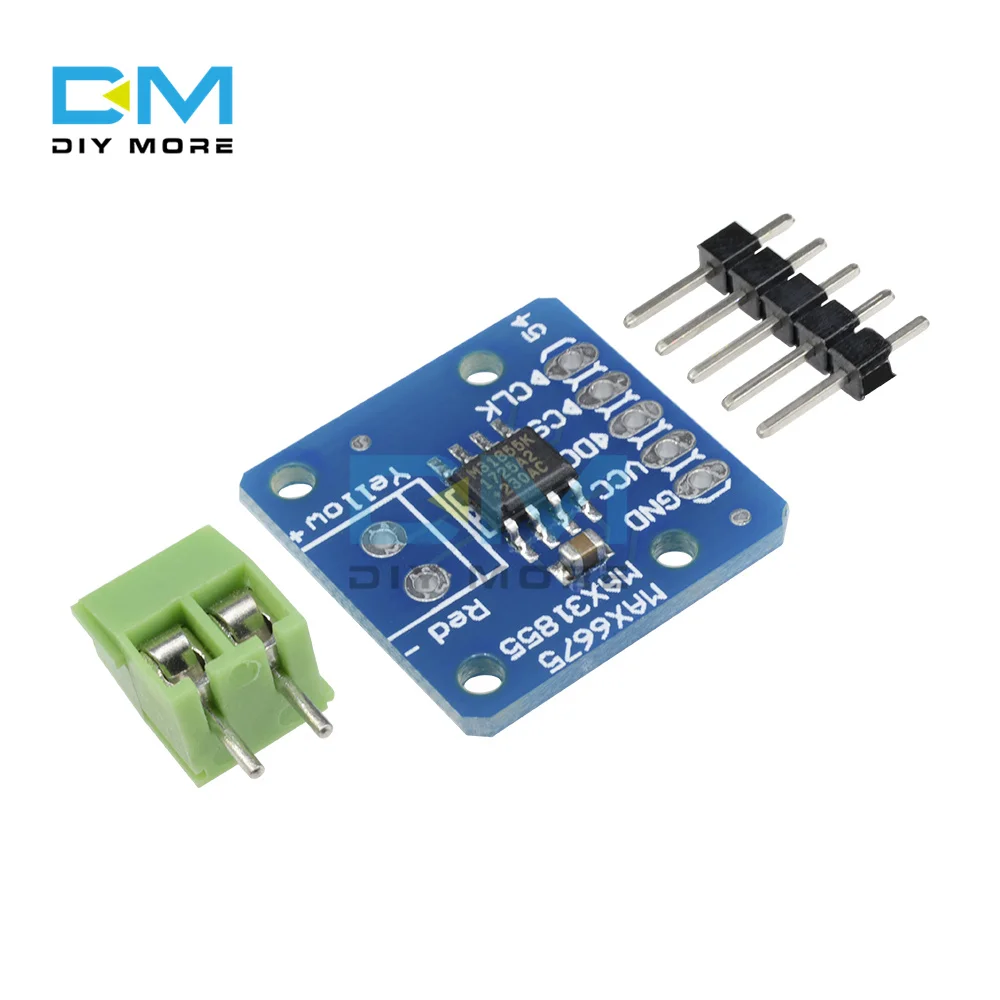 DELUXE MAX31855 w/ Type K Thermocouple Temperature Sensor Module Shield ...