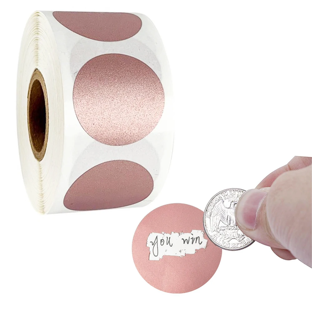 300pcs Gold/silver Scratch Stickers Diy Scratch Stickers Party Events ...