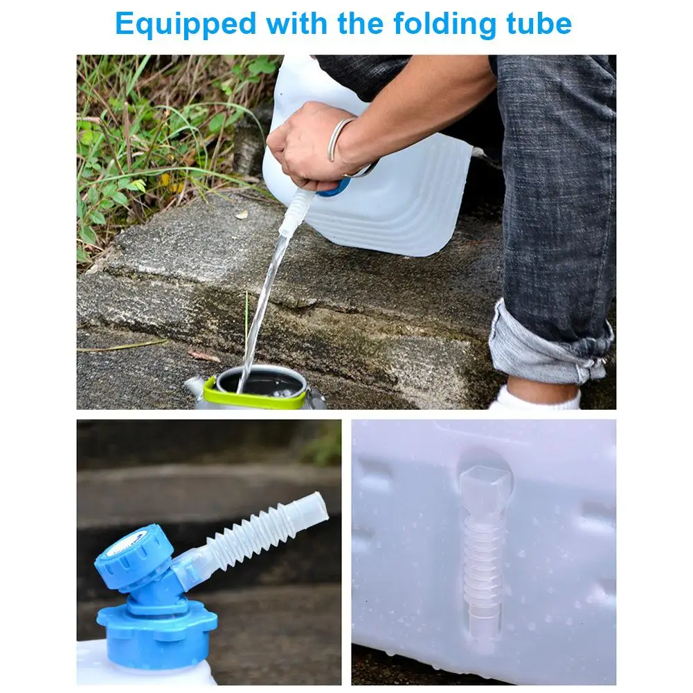 Sac d'hydratation,Conteneur d'eau pour l'extérieur avec robinet,carafe à eau Portable avec Tube ...