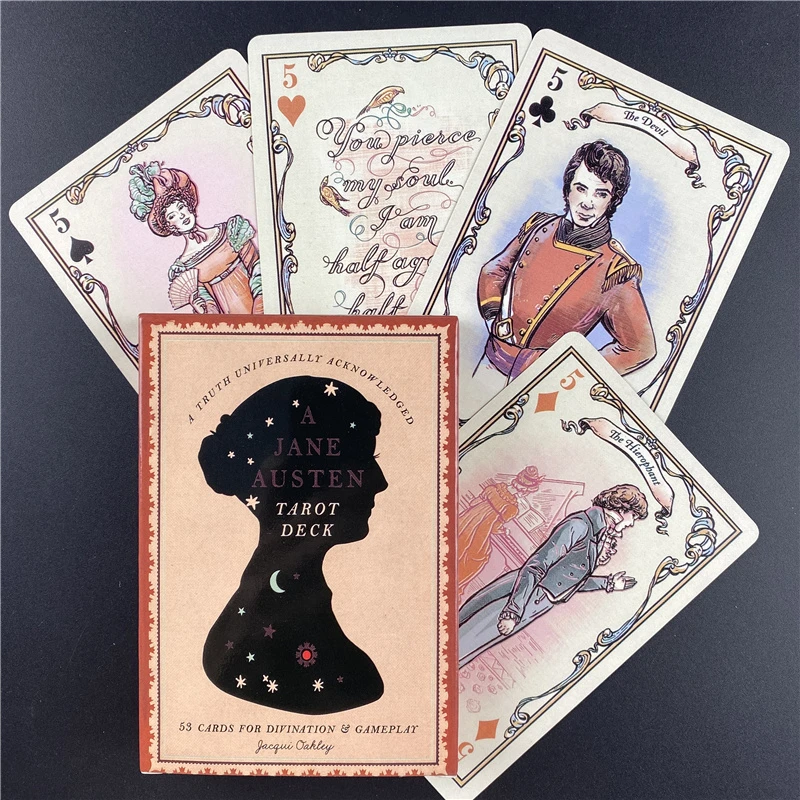 Jane Austen | Deck Card | Board Game - Tarot Deck Card Divination ...