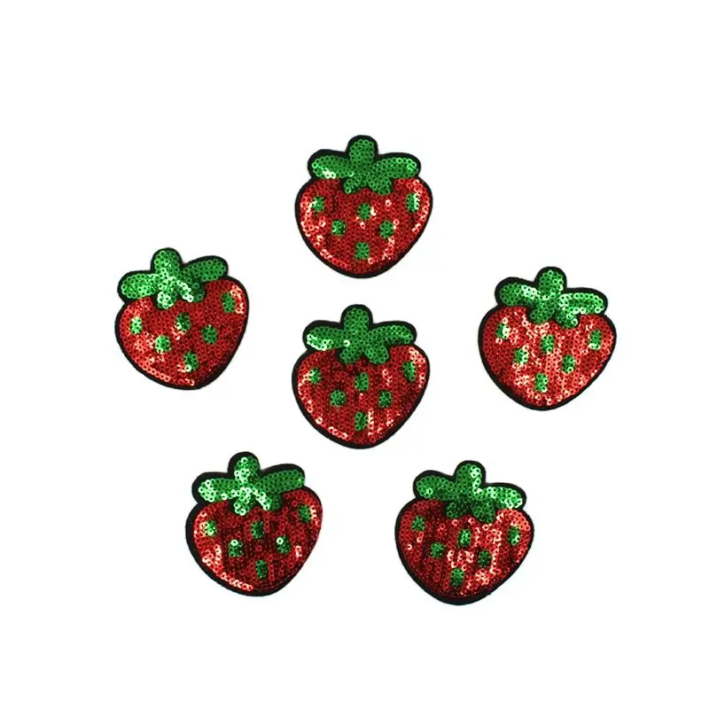 Pegatinas-de-fresa-con-lentejuelas-para-abrigos-Jeans-pantalones ...