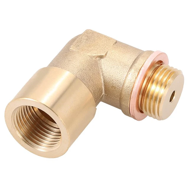 Angle 90° Lambda O2 Oxygen Sensor Extender Spacer For Decat Hydrogen ...