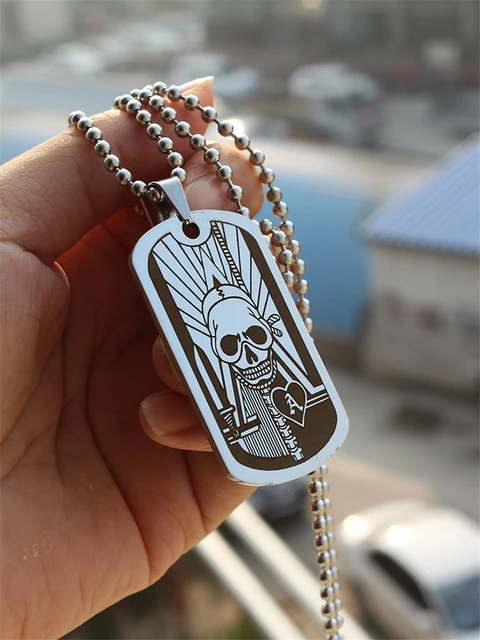 Cosplay Anime GANGSTA A/0 Nicolas Brown Mercenary Dog Tag, 59% OFF