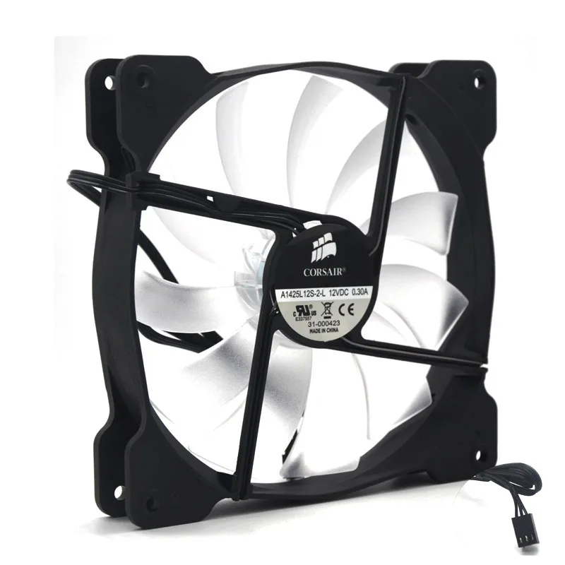 140mm Fan 12V Silent Cooling Fan 140*25mm 12VDC 0.18A Computer Pc Set ...