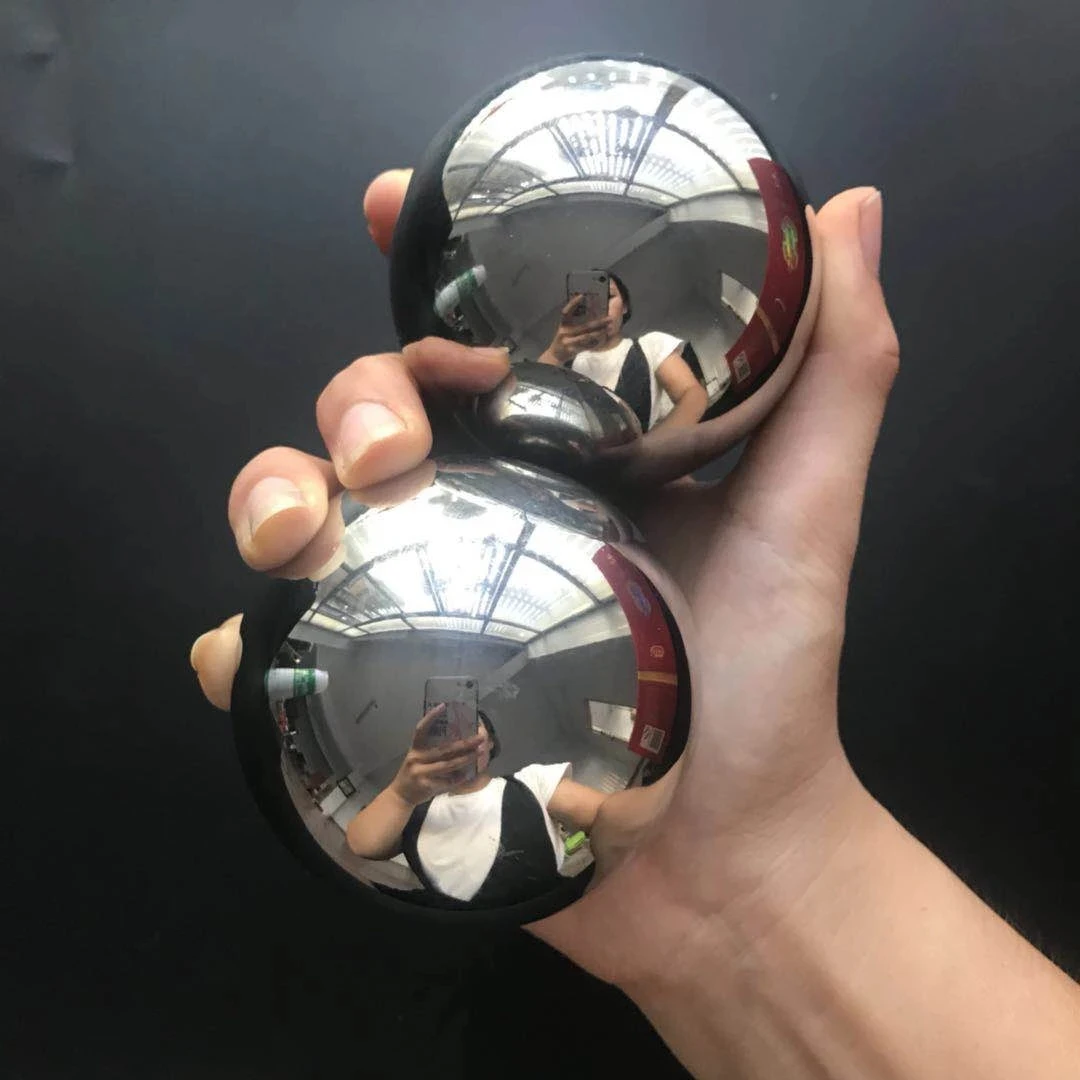 2pcs/lot Solid Steel Hand Exercise Balls 40mm 42mm 45mm 48mm 50mm 55mm ...