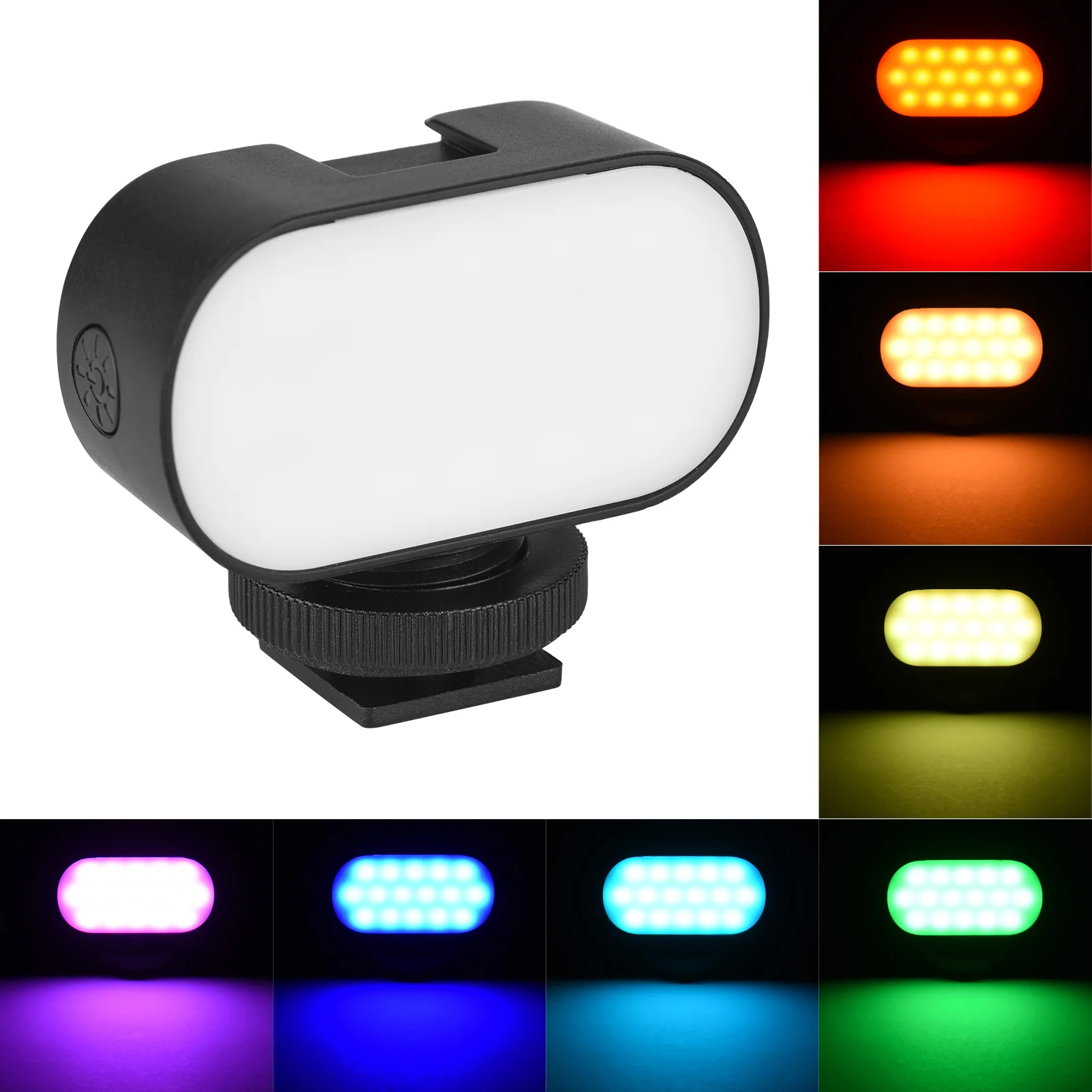 ST15RGB Mini LED Video Light RGB Fill Light 7 Colors CRI95+ Built in ...