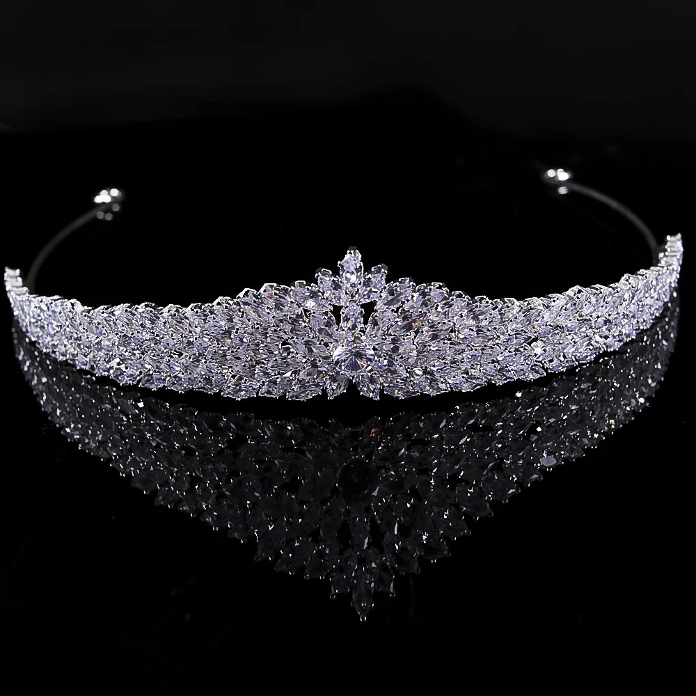 YCDZSWWL Simple Fashion Full Zircon Crowns Wedding Hair Accessories ...