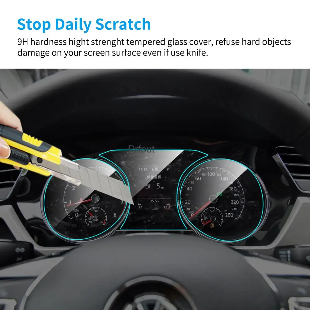 Car Instrument Panel Screen Protector for Volkswagen VW Touran 2016 ...