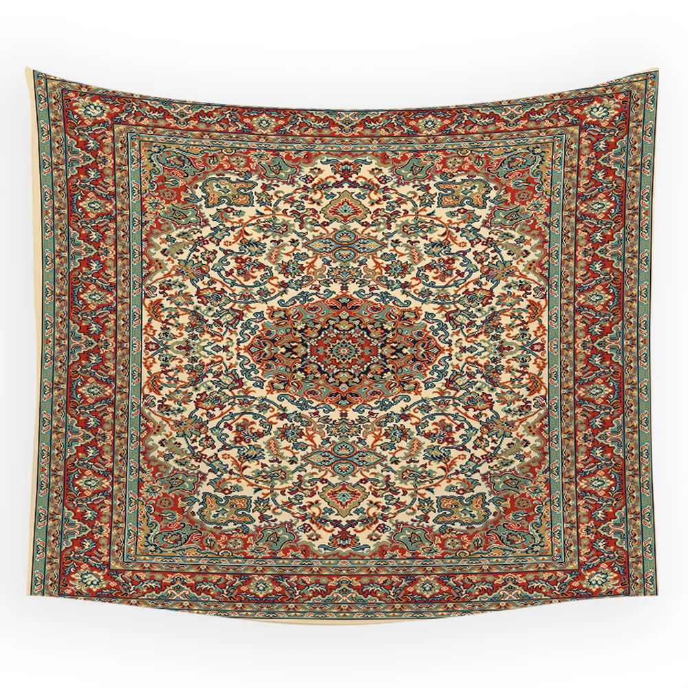 Mandala-Geometric-Big-Tapestry-Wall-Hanging-Vintage-Plaid-Sandy-Beach ...