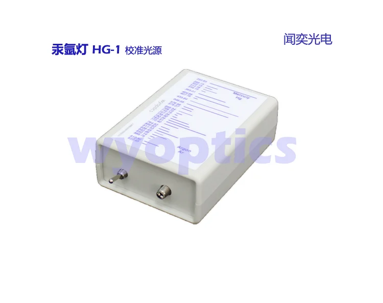 Mercury Argon Lamp Wavelength Calibration Fiber Optic Light Source ...