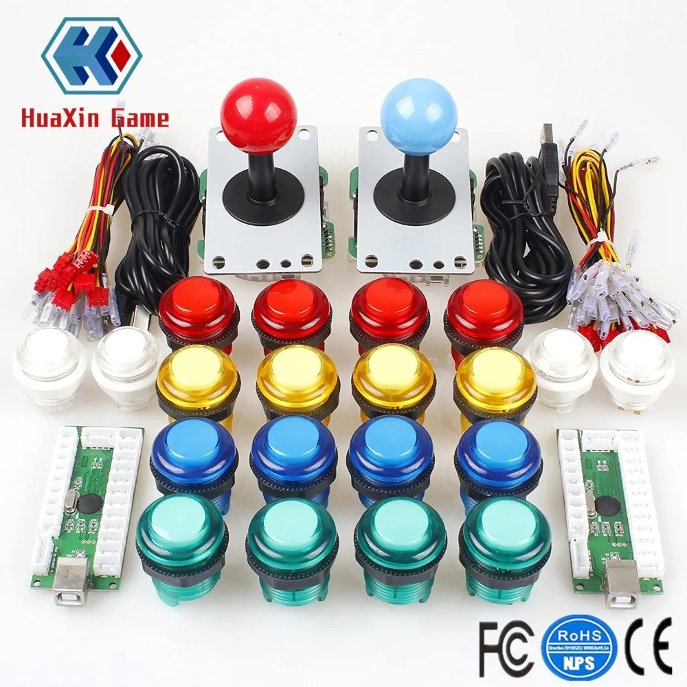 Kit de Joystick Arcade clásico, controlador USB sin retardo, botones ...