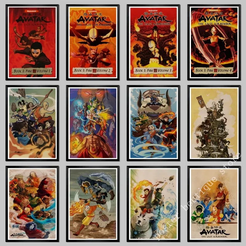 Avatar-The-Last-Airbender-Kraft-Paper-Poster-Pictures-For-Room ...