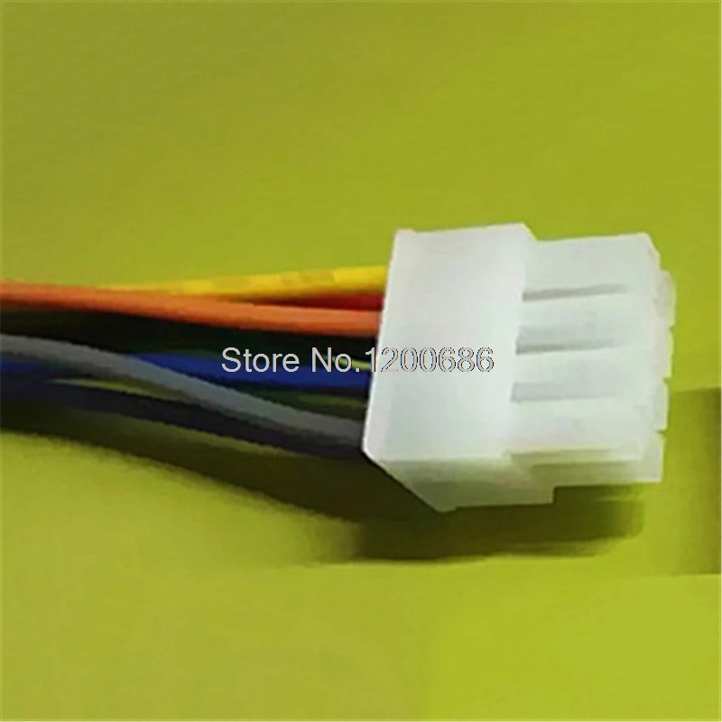 8PIN-18AWG-30CM-5557-08R-5557-Mini-Fit-Jr-Receptacle-Housing-2x4pin ...