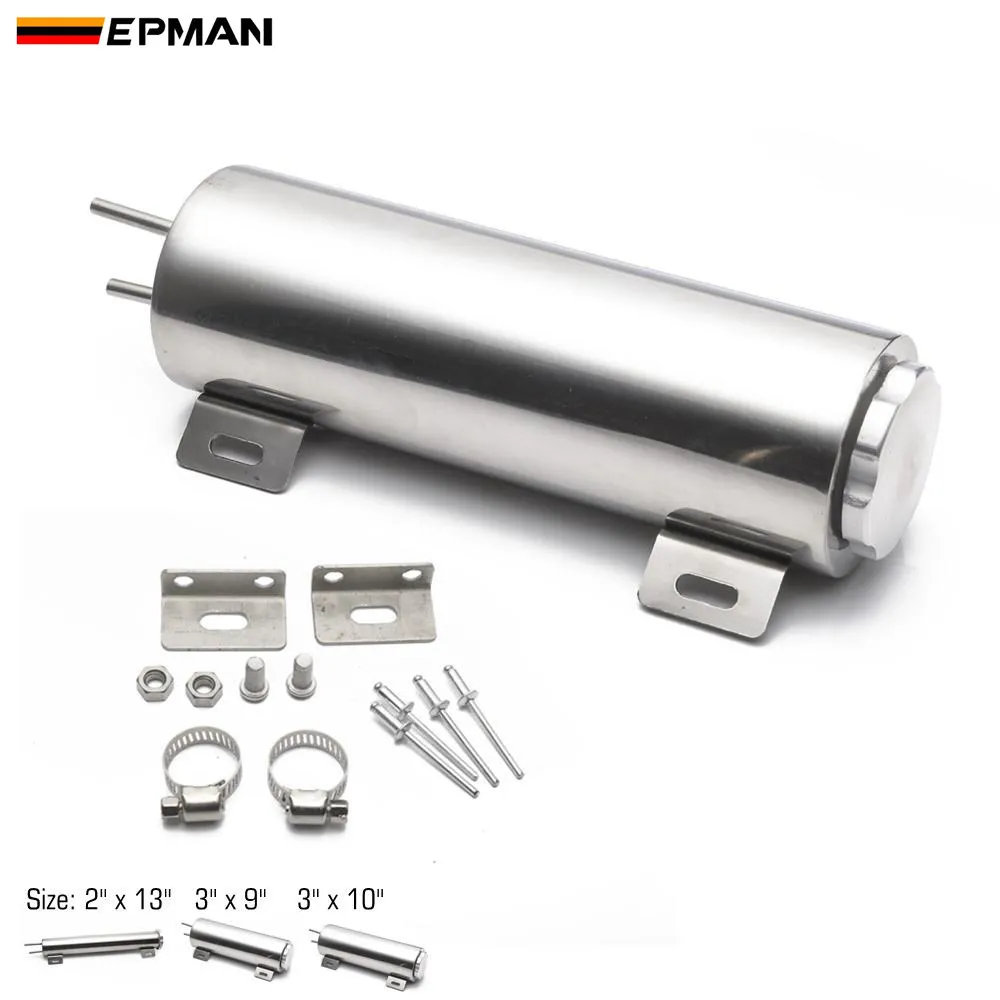 Stainless Steel Radiator Overflow Expansion Catch Can Tank Car ...
