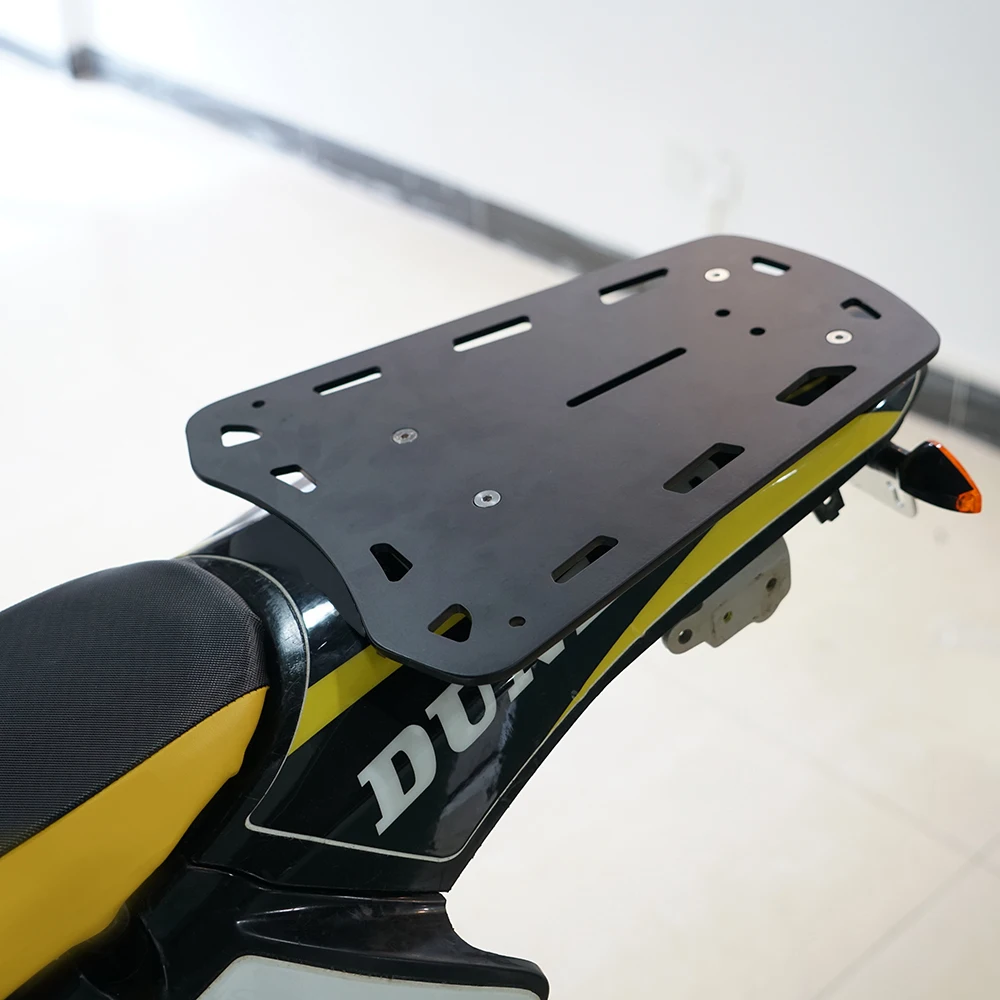 NICECNC-Black-Aluminum-Motorcycle-Rear-Top-Rack-Set-for-Suzuki-DRZ400 ...