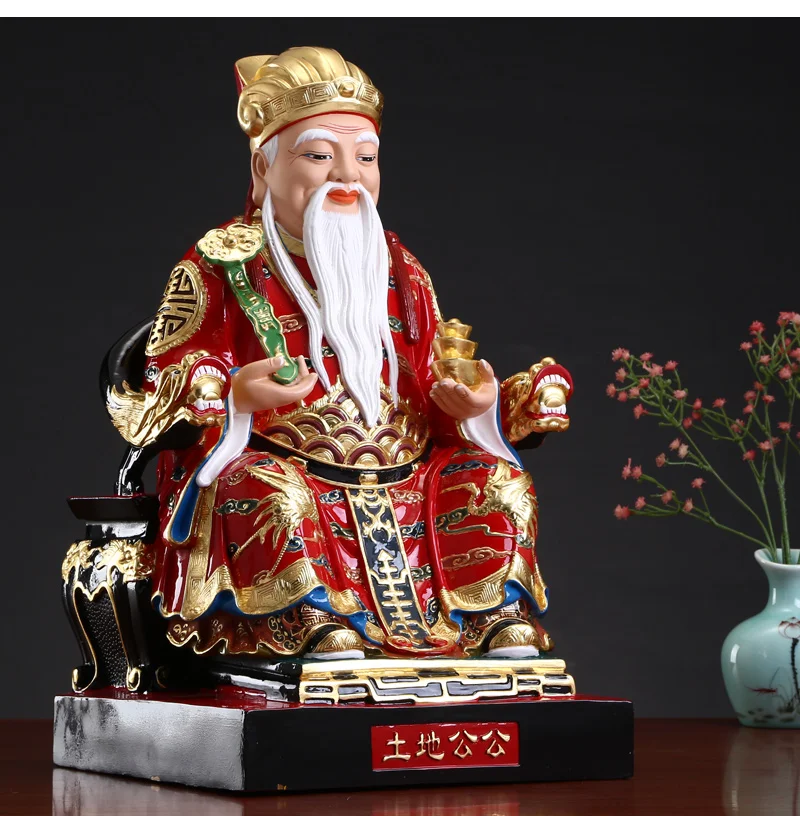Home Shop Company Shrine Top Grade Gilding Brass God Of Wealth Mammon ...