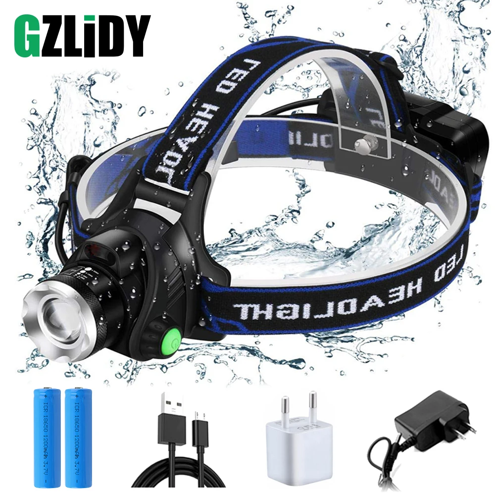 Fishing Headlight Battery | Led Headlight Headlamp Battery | Headlight ...