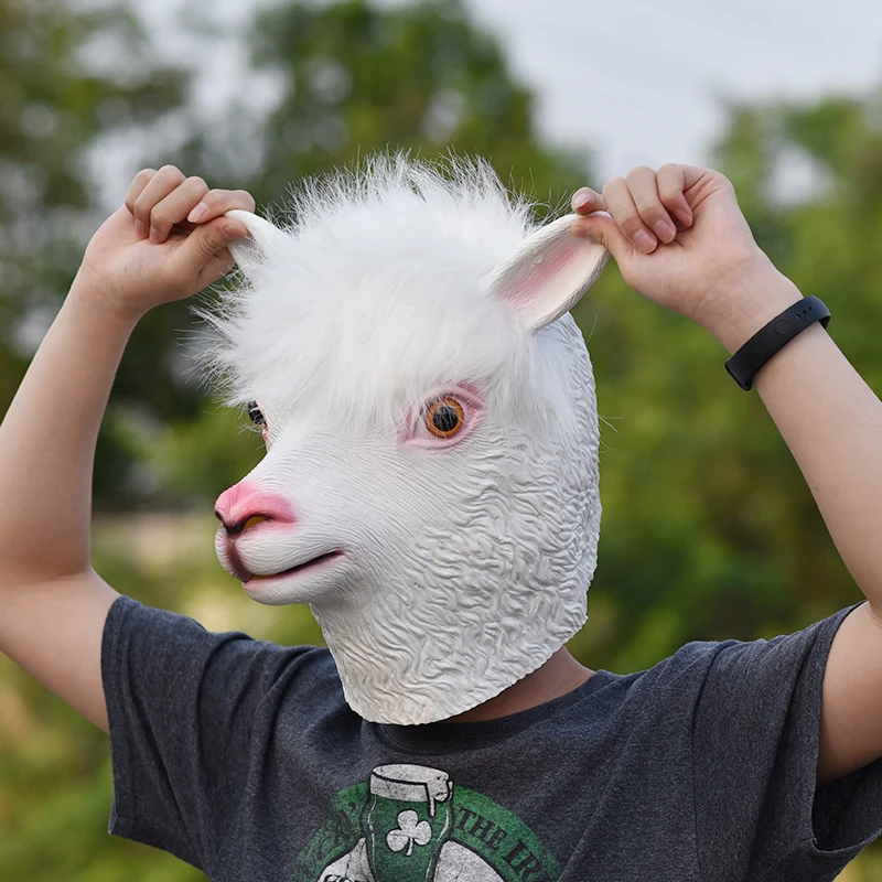 Llama Head Costume