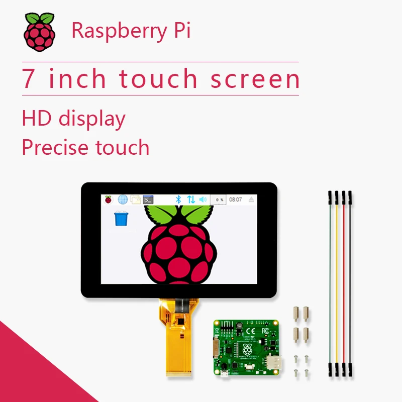 Original Raspberry Pi 7inch Touchscreen Display 800×480 pixels Support ...