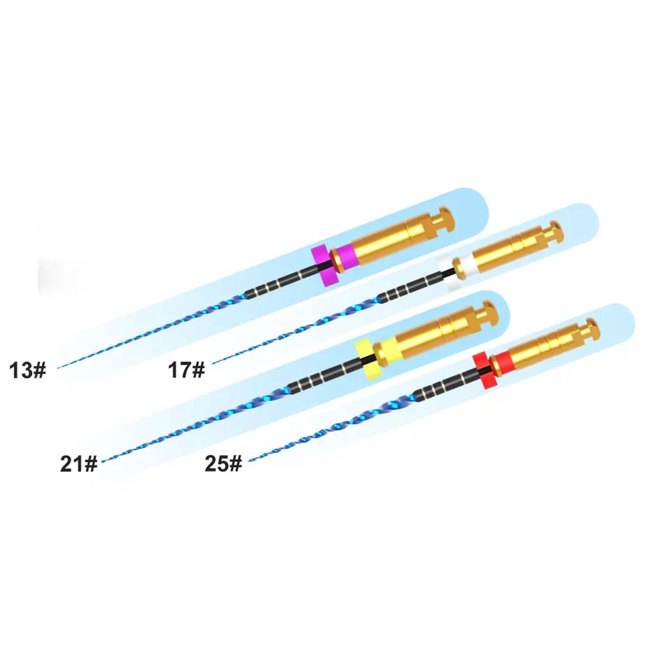 Kit File Endodonzia 4 Pezzi Lima Per Denti Dental Root Canal Files Endo ...