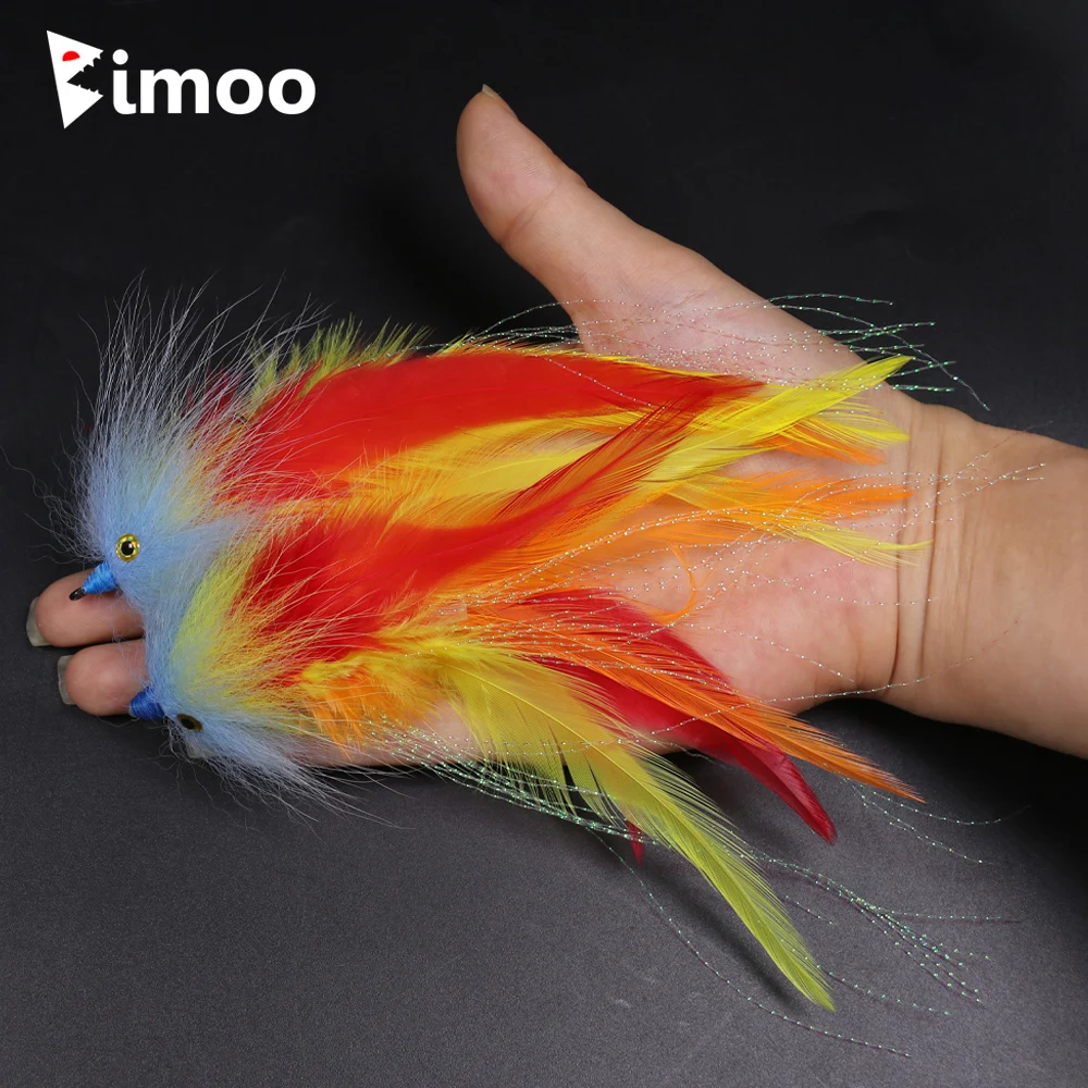 Bimoo 1PC #2/0 New Trout Steelhead Salmon Pike Streamer Fly for ...