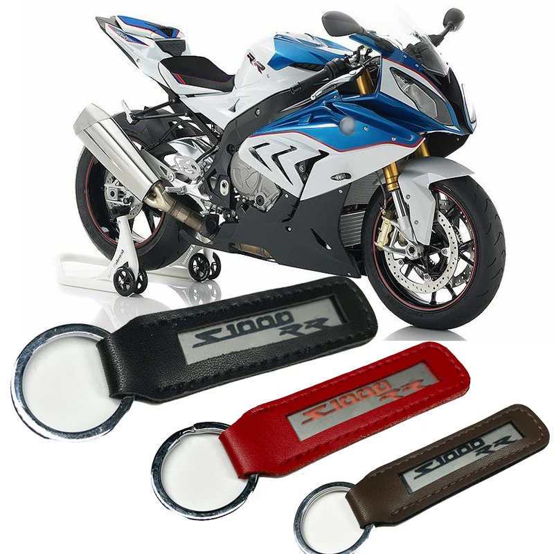 S1000rr Metal Leather Motorcycle Keychain Key Chain Fits For Bmw S1000 ...