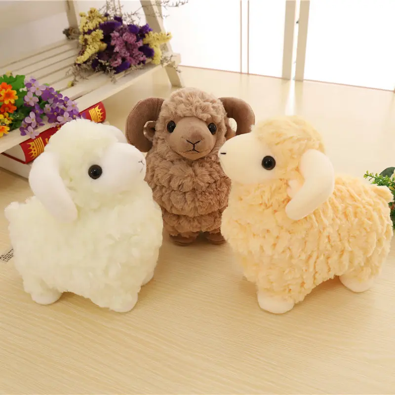 65cm Big Size Sheep Plush Toys Simulation Stuffed Animal Soft Doll Real ...