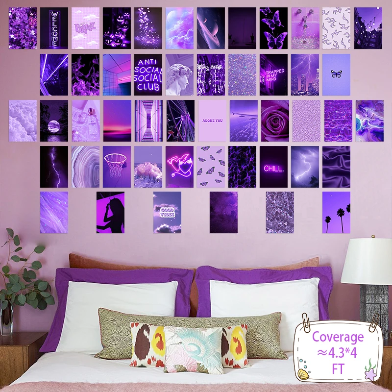 Neon Purple Bedroom