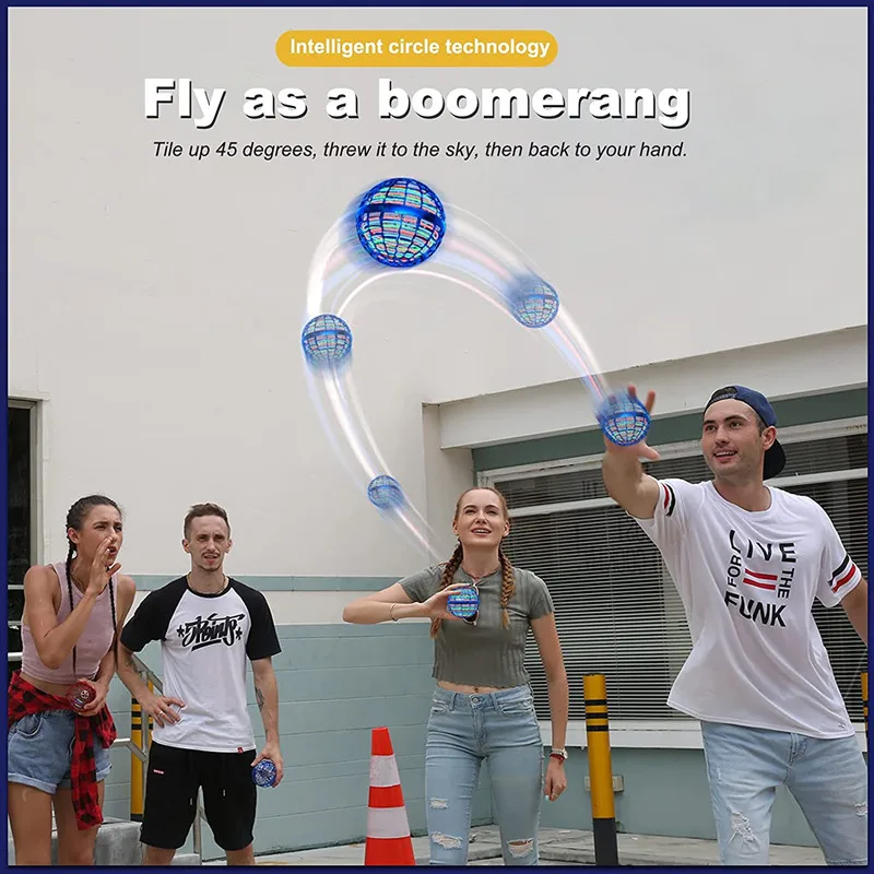 Rouge PRO - Drone Pro Boomerang Flying Ball Spinner Flyorb À Commande ...