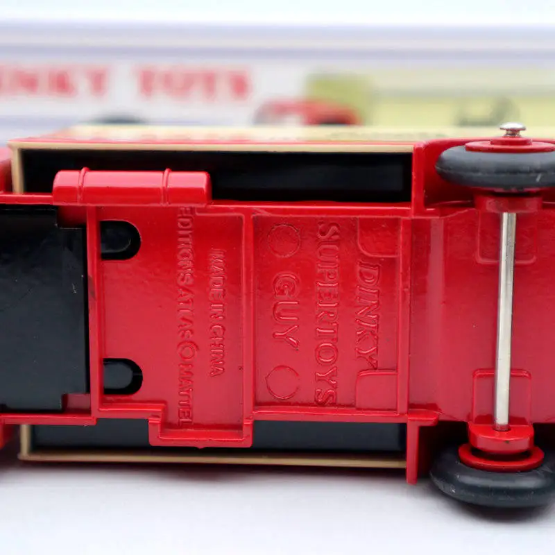 Atlas Dinky Toys 917 суперигрушки GUY Van Truck красный литье под ...