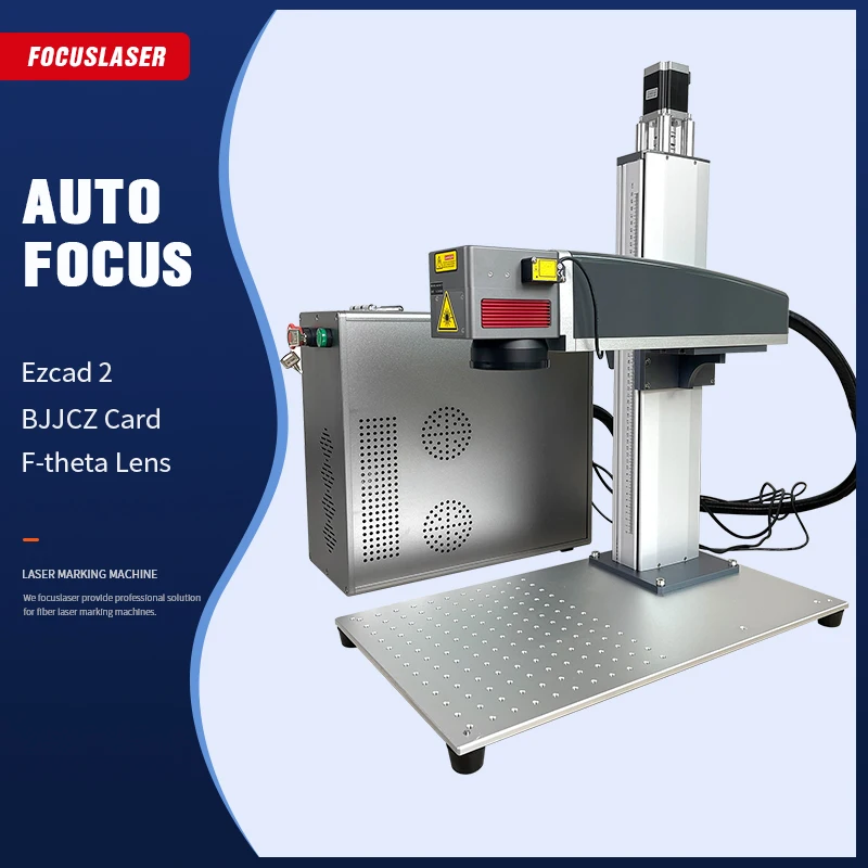 Autofocus Fiber Laser Marking Machine Raycus Jpt 20w 30w 50w Gold ...