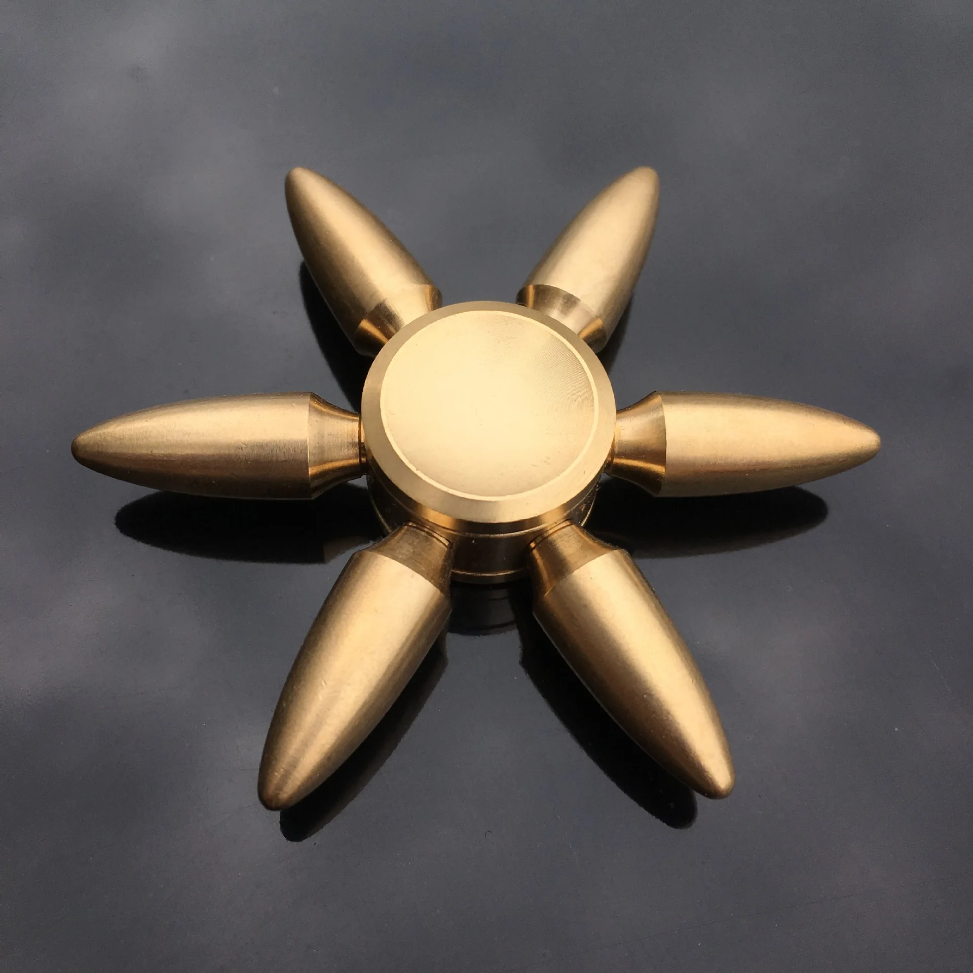 Copper Core Bullet Shape Hand Spinner Fidget Spinner Finger Spinner ...