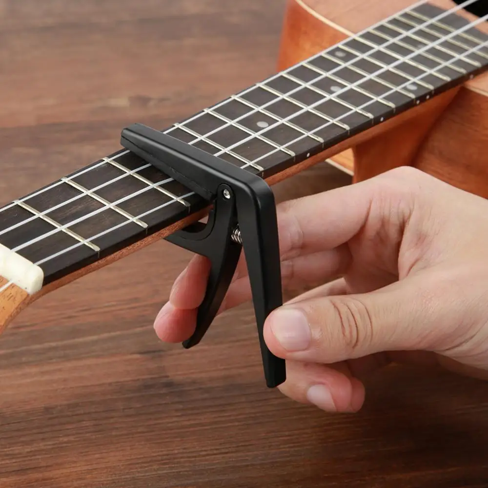 Ukulele-Tuner-Capo-Clamp-Quick-Clip-Plastic-Guitar-Musical-Instrument ...