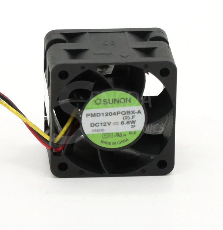 Sunon 4028 PMD1204PQBX-A 40mm 4cm DC 12V 6.8W 3Wire Axial Server Cooli ...