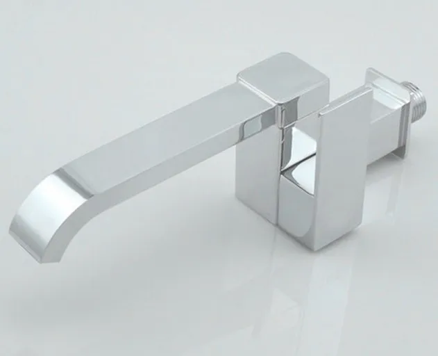 Évier en cuivre Robinet froid noir Robinet mural,Robinet à trou unique ...