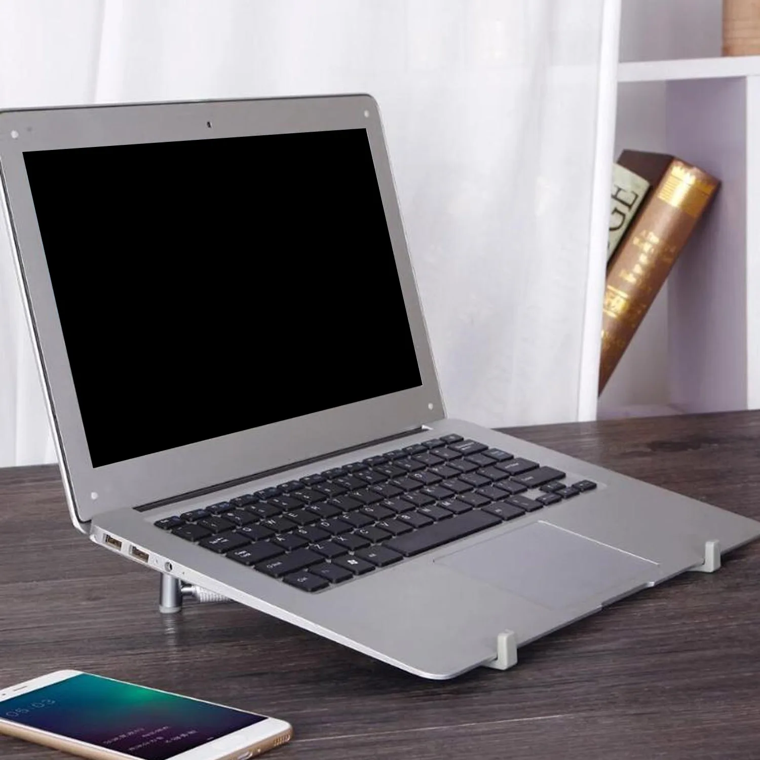 Besegad Foldable Laptop Stand Adjustable Portable Tablets Cooling ...