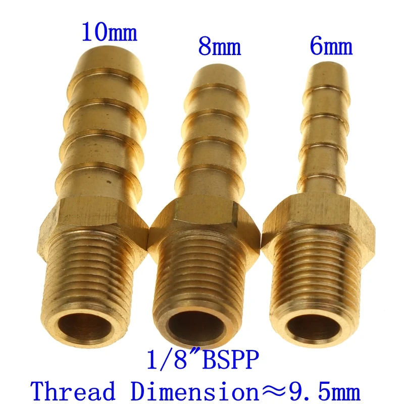 Hose Barb Fitting Dimensions