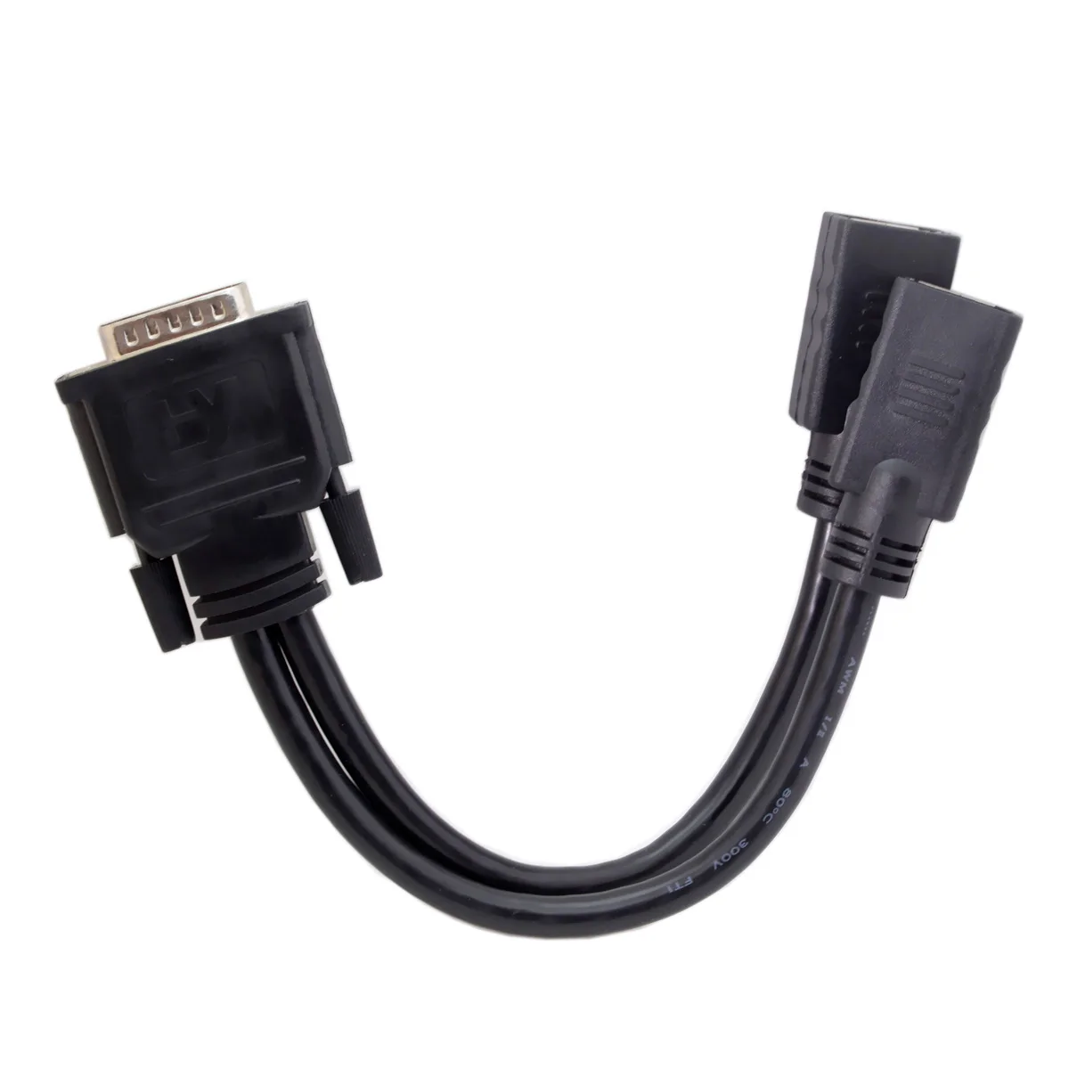 CYDZ DMS-59Pin Male to Dual DP Displayport Female Splitter Extension ...