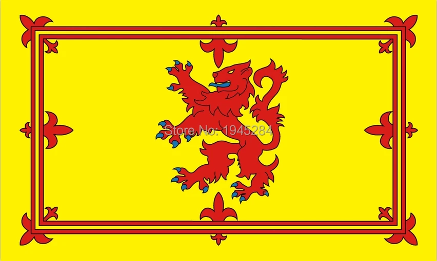 The King of Scots Scottish Royal Flag Banner Royal Standard of Scotland ...