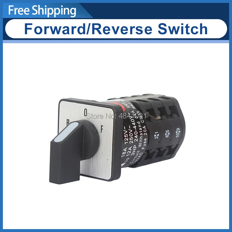 Changeover Switch ZH A EN61058 Motor Reversing Switch Forward&Reverse ...