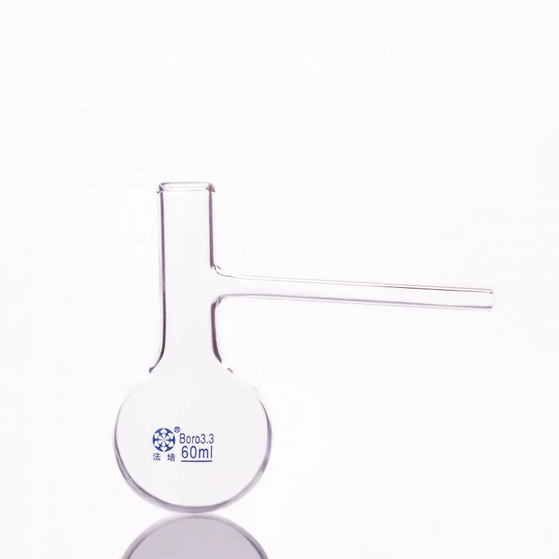 Distilling-flask-with-side-tube-Capacity-60ml-Distillation-flask-with ...